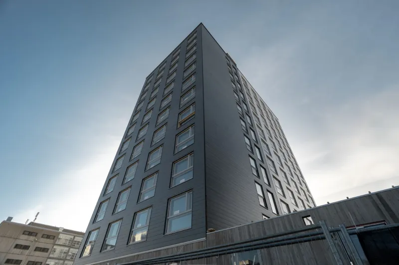 A unique facade solution for the world's tallest wooden apartment ...
